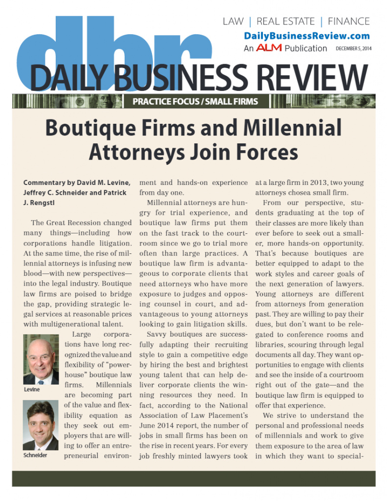 David M. Levine | LKLSG | Bankruptcy & Creditors' Rights